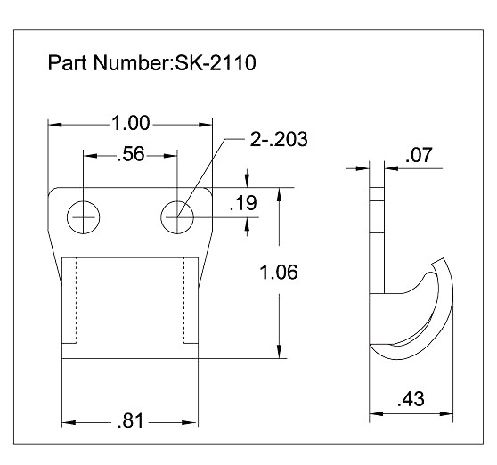 SK-2110 , Latch Strikes