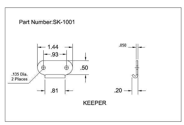 SK-1001 , Latch Strikes