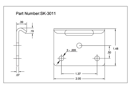 SK-3011 , Latch Strikes