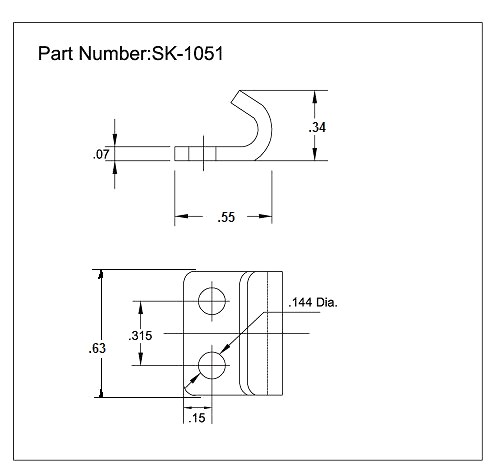 SK-1051 , Latch Strikes
