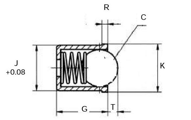 Ball Plungers - Metric Stainless Steel Press Fit , Ball & Spring Plungers